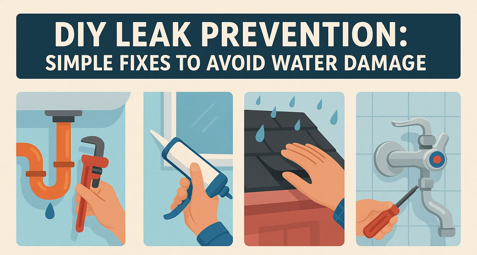 DIY Leak Prevention: Simple Fixes to Avoid Water Damage - myplumberschoice