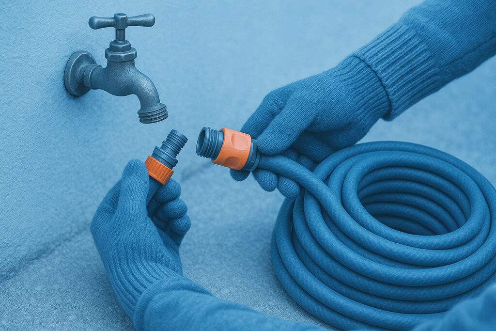 How to Disconnect & Store Garden Hoses: Prevent Freeze Damag